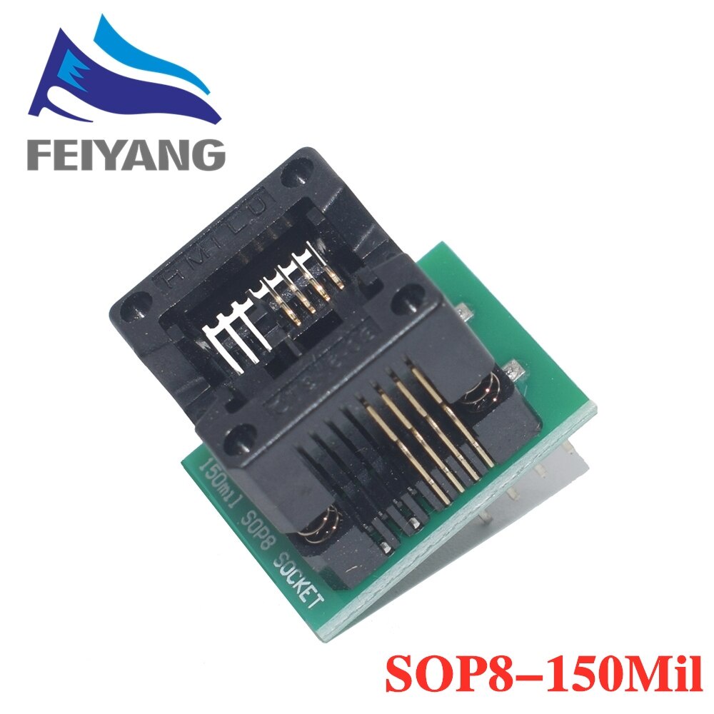 Sop16 To Dip8 Wide Body Seat Wide 150mil 200mil 208mil 300mil Programmer Sop8 Adapter Socket For
