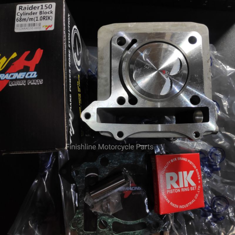 TWH Raider 150 68mm Steel Cylinder Block Set R150 Original Made in ...