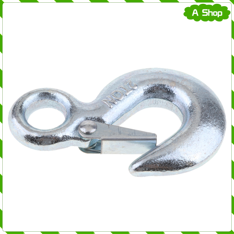 Heavy Duty Eye Slip Spring Lifting Hook with Latch for ATV/UTV Winch ...