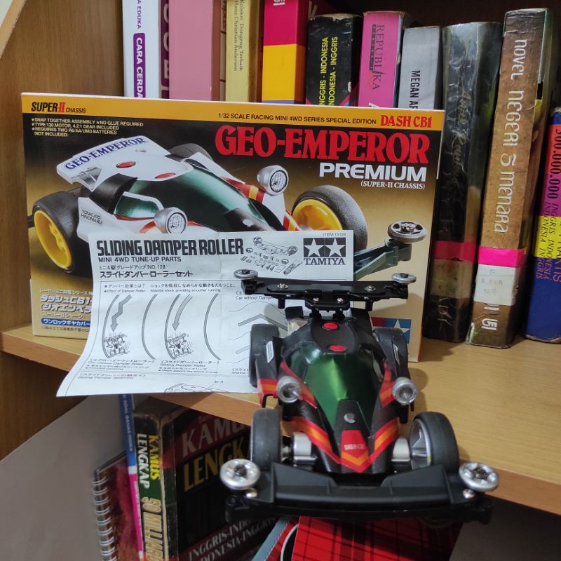 Tamiya geo emperor premium (Repaint black doff)+Lamp+ Sliding Bamper ...
