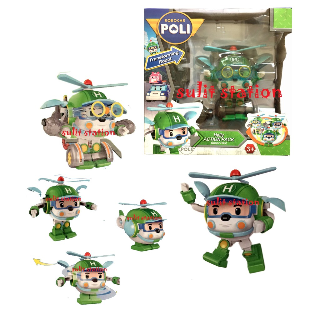 CHARACTER ROBOT POLICE COP in action AUTOBOT CAR TRANSFORMER CARS TOY ...