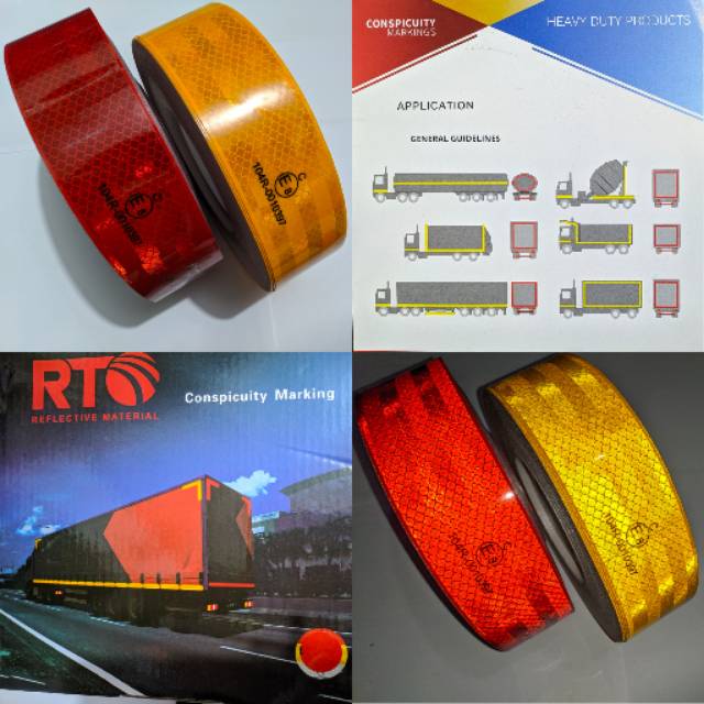 CAHAYA Reflective sticker Car Truck Container box Price per meter - kir ...