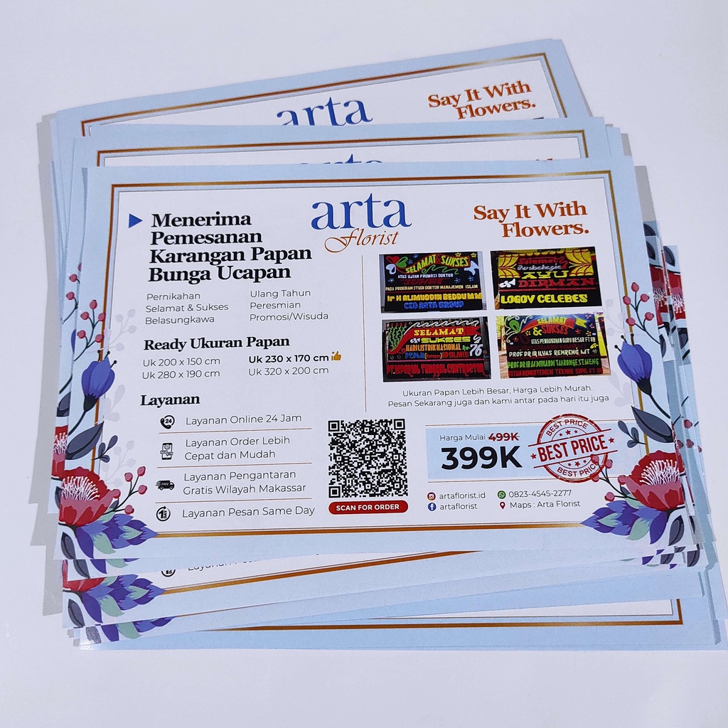 Quick Print Promotional Leaflet Flyer Brochure A5 Size 150 gsm Thick | Shopee Philippines