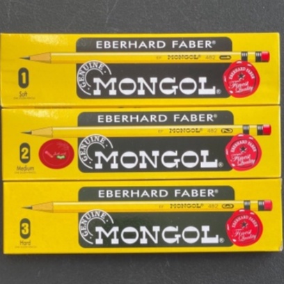 Mongol pencil 12pcs per box#1#2#3 Mediu And XL Mongol Pencil school and ...