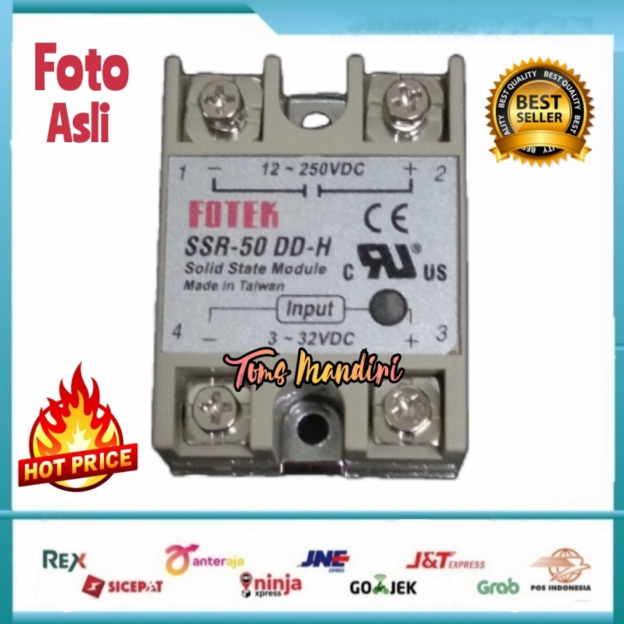 Solid State Relay Fotek SSR-50 DD-H | Shopee Philippines