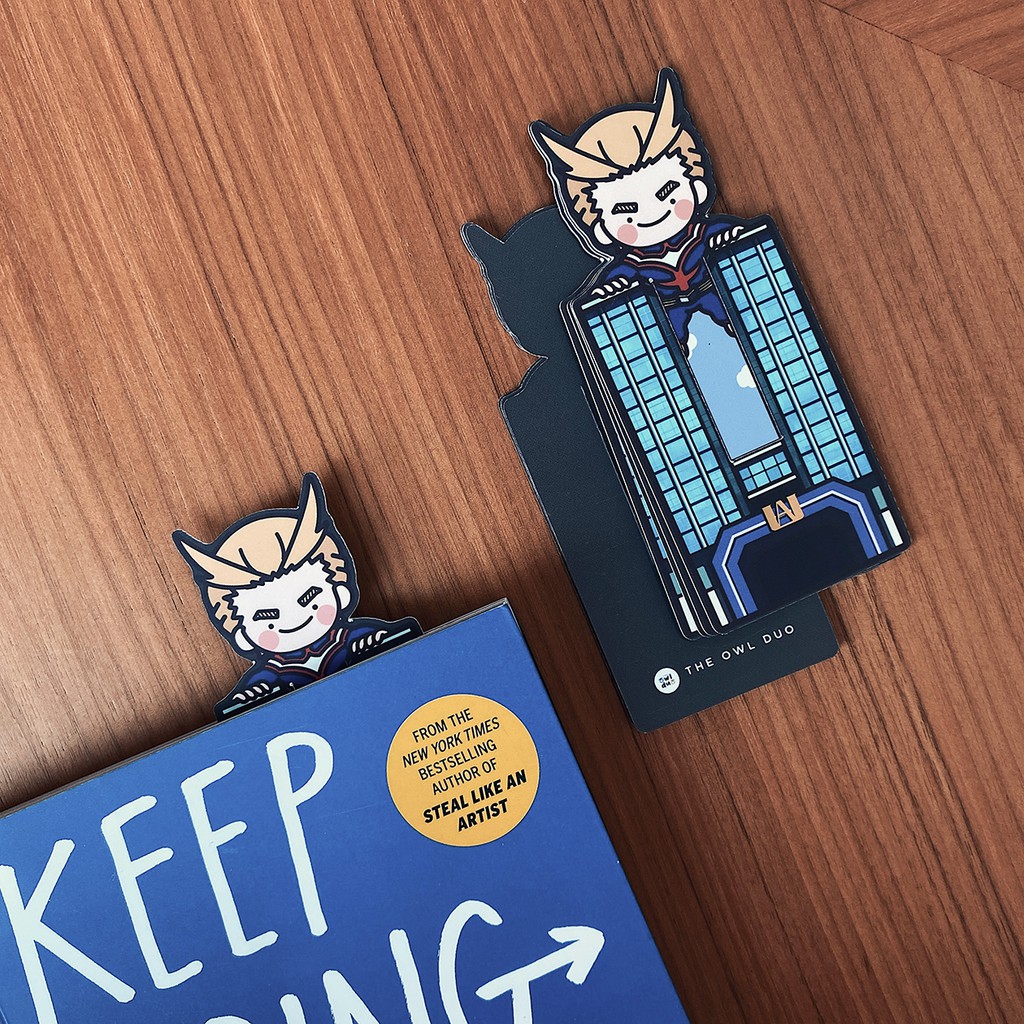 Anime Creative Bookmarks (AOT Colossal Titan, MHA All Might + Spy x ...