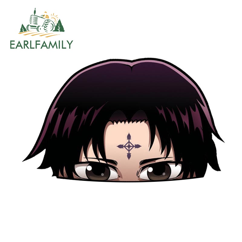 EARLFAMILY 13cm x 8.5cm Car Stickers for Chrollo Lucilfer Hunter x ...