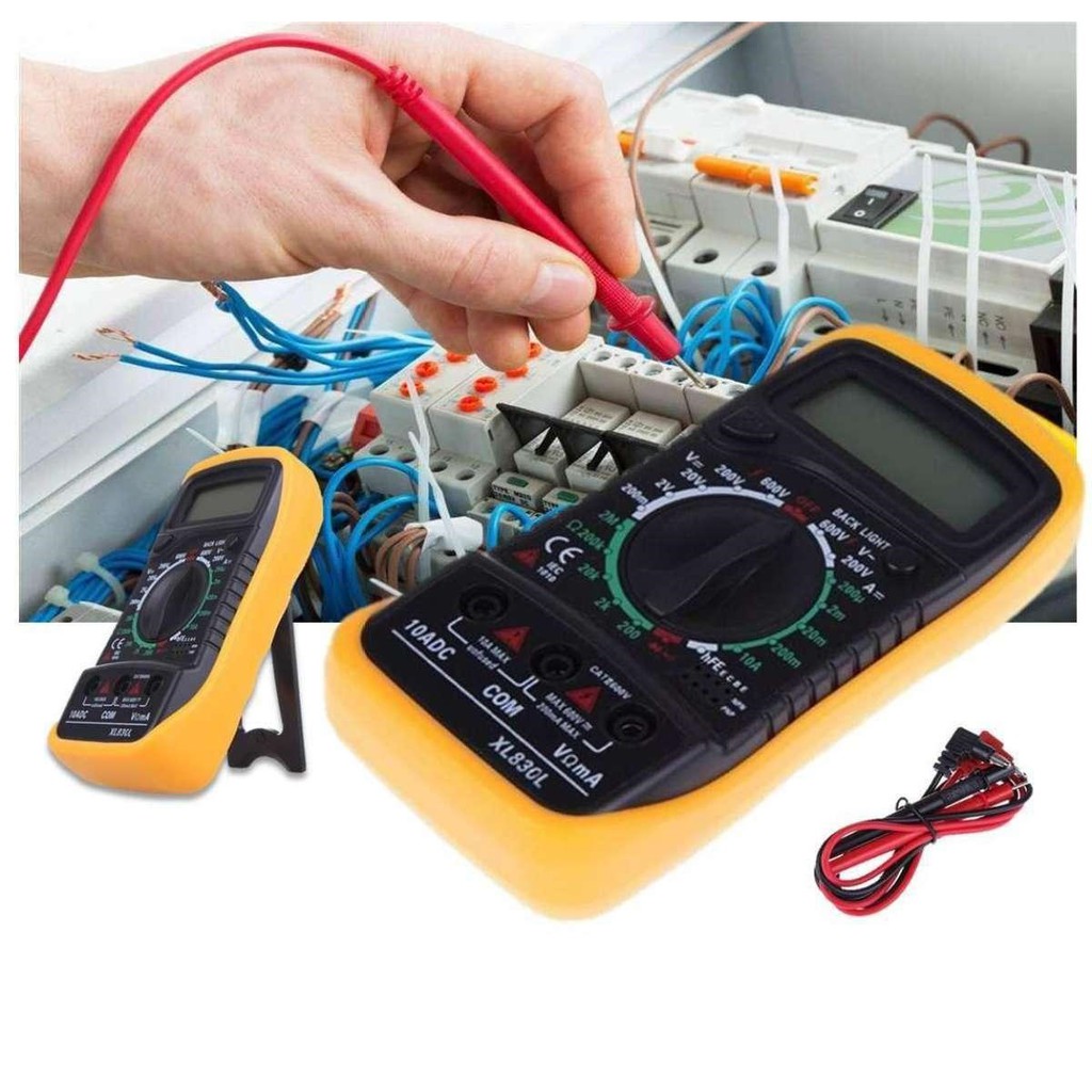 LCD Digital Multimeter Multi Tester HOLDPEAK Manual-Ranging Multi ...