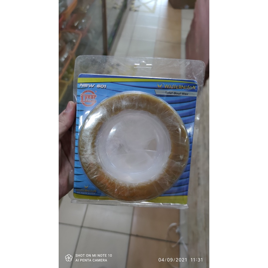 Wassernison #601 Toilet Bowl / Inidoro Floor Fastener With Bowl Wax ...