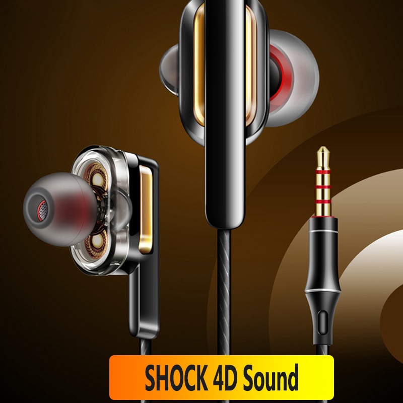 Earphone In-Ear Stereo Bass earphones Sport Running Headset HIFI ...