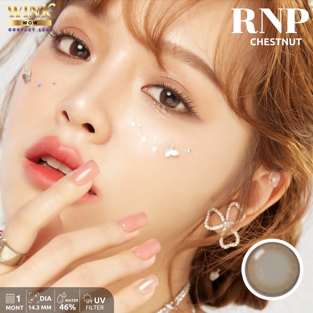Mini Rnp Chestnut/Gray Contact Lenses (Wink) | Shopee Philippines
