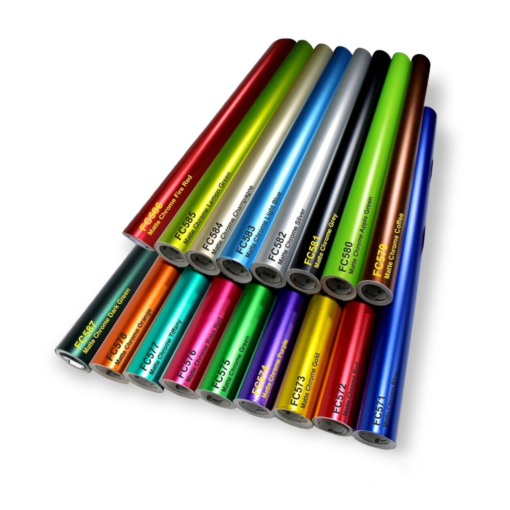 Doff Metallic sticker Price per meter - Metallic satin sticker doff ...