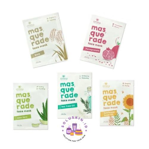 Emina MASQUERADE FACE MASK 1 SACHET | Emina SHEET MASK EMINA BPOM 100% ...