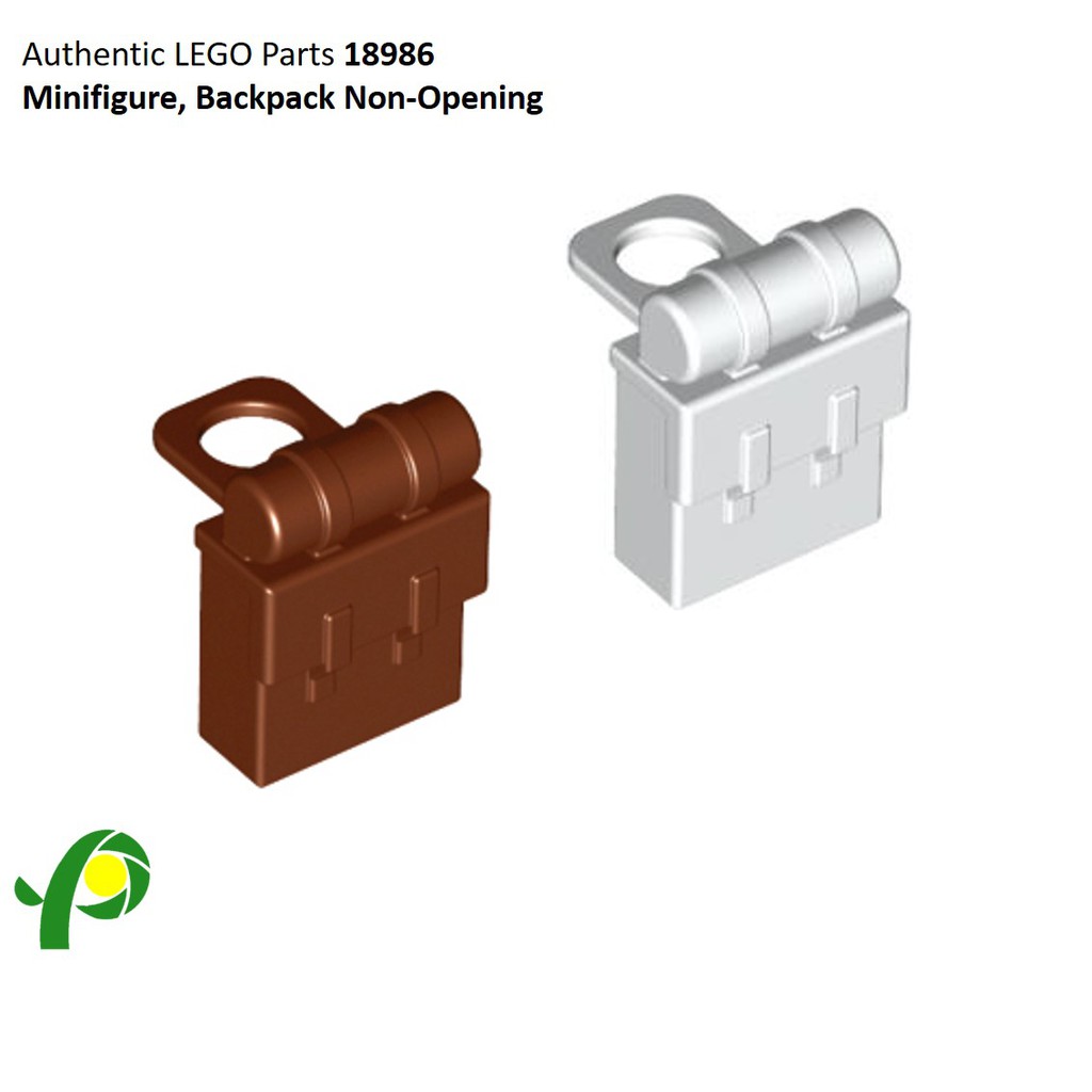 LEGO Parts 2524 Minifigure Backpack Non-Opening Minifig | Shopee ...