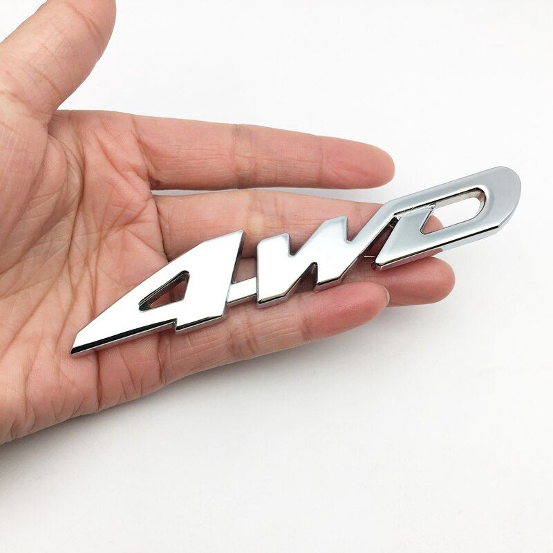 4WD 3d Badge Metal Emblem Logo Sticker | Shopee Philippines
