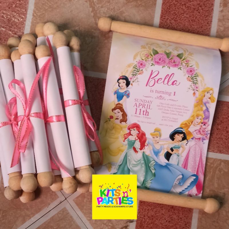 Wooden Scroll Invitation 7 inches | Shopee Philippines