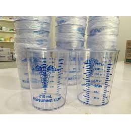 Calibrated glass/Measuring cup 210ml | Shopee Philippines
