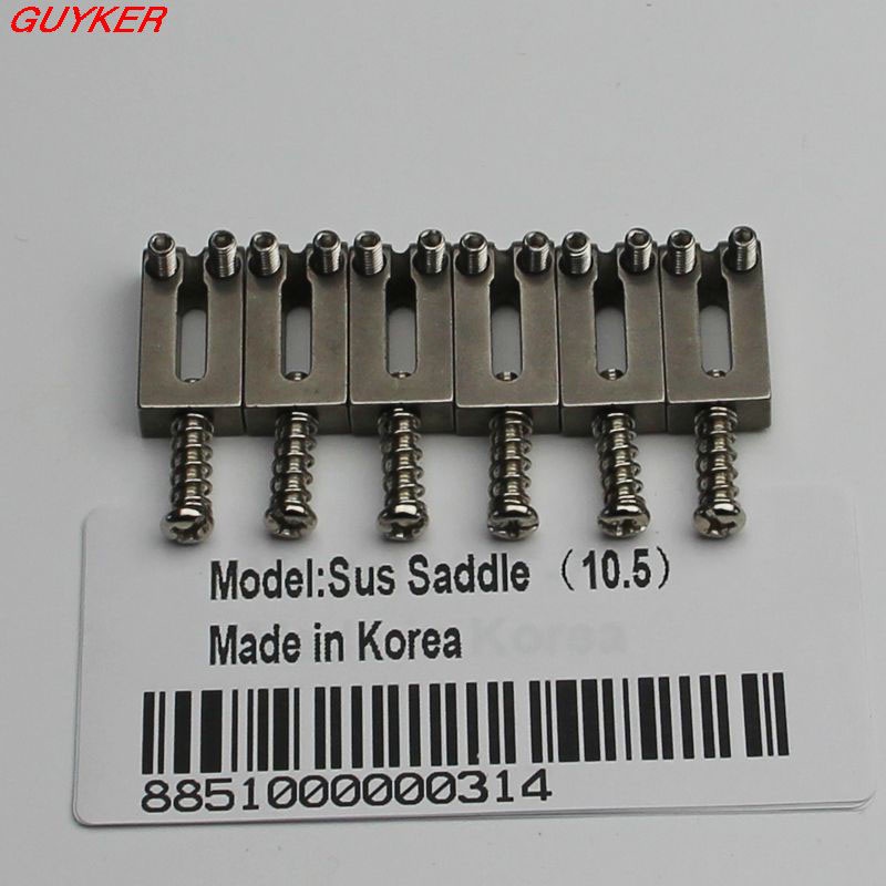 1 Set (Pack of 6) Stainless Steel Tremolo Bridges Tailpiece 10.5MM For ...