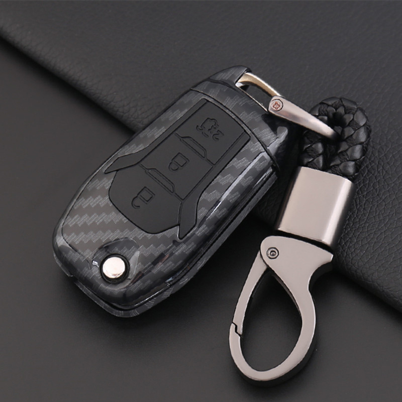 Carbon Fiber Shell Car Remote Key Cover Case For Ford F-150 F-250 F-350 ...