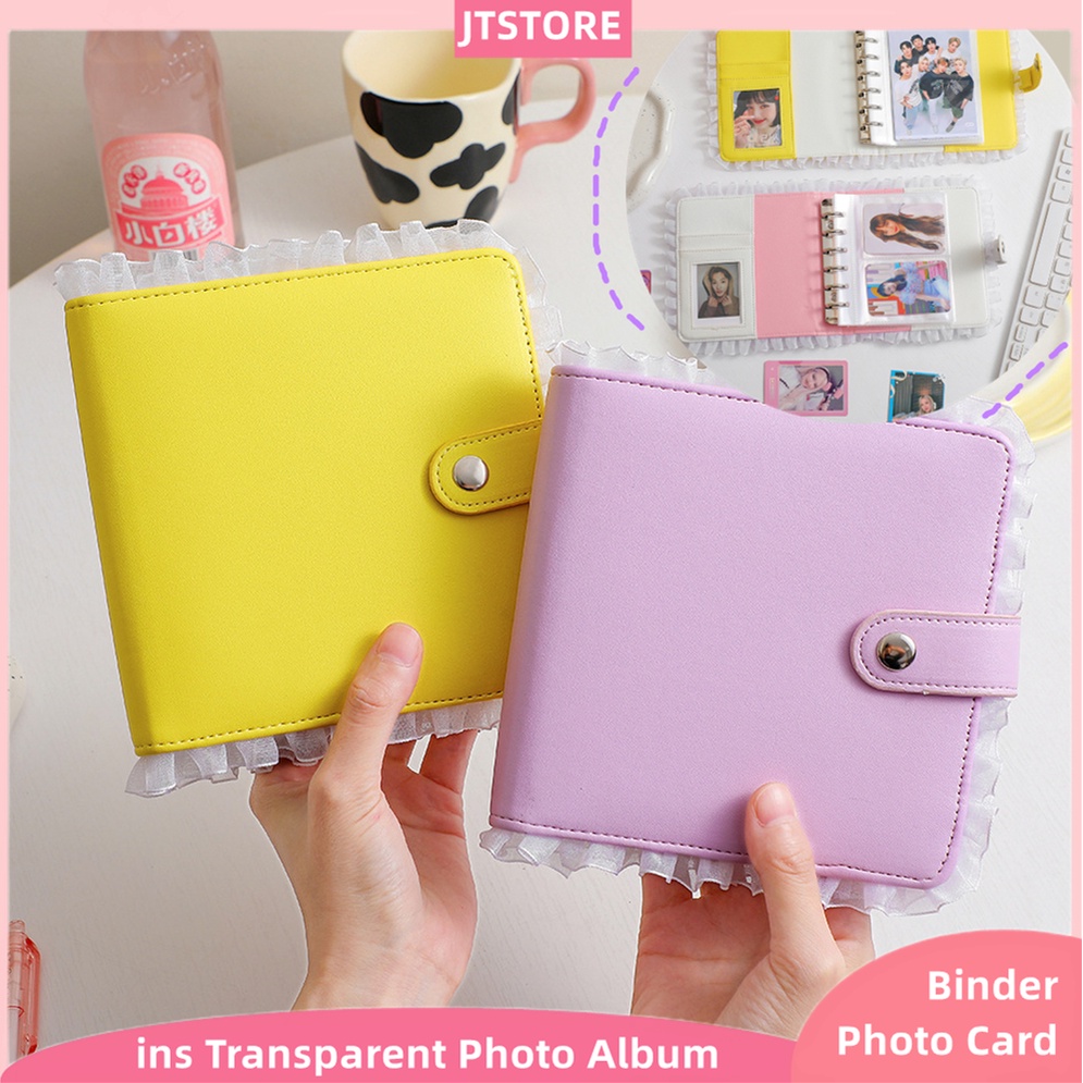 Photo Card Binder INS Transparent Photo Album Photocard Organizer Card ...