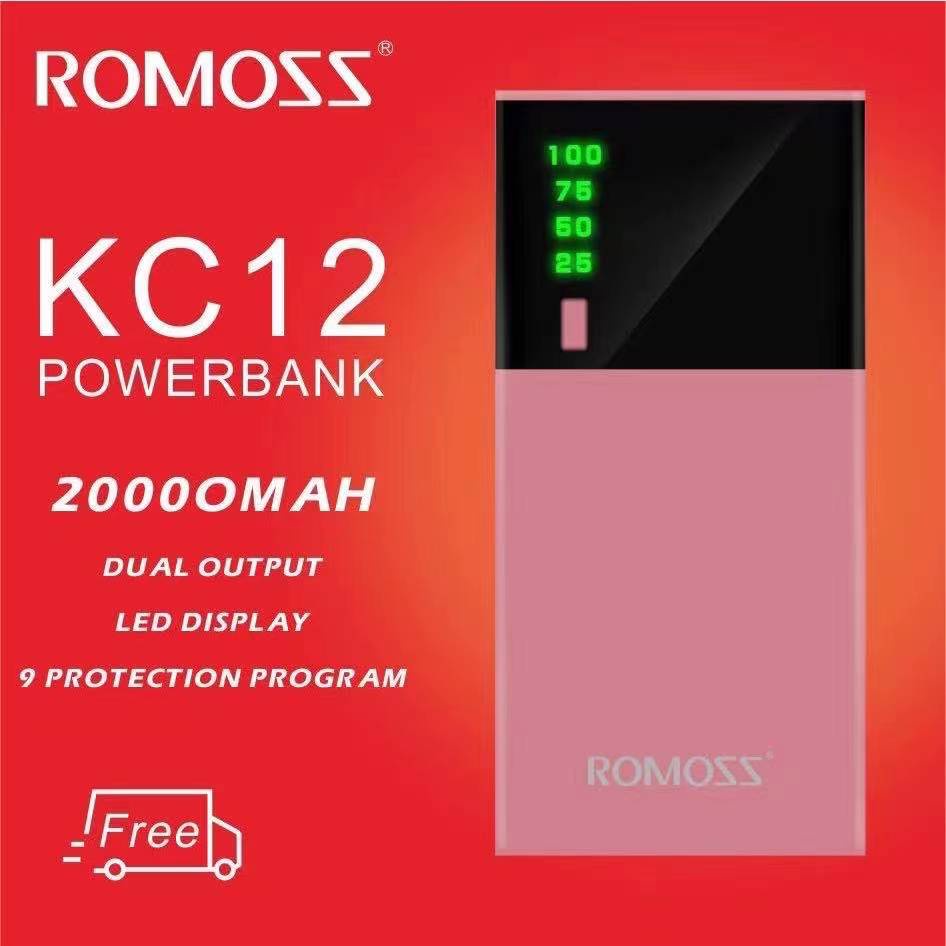 ROMOSS KC12 20000MAH DUAL OUTPUT POWERBANK | Shopee Philippines