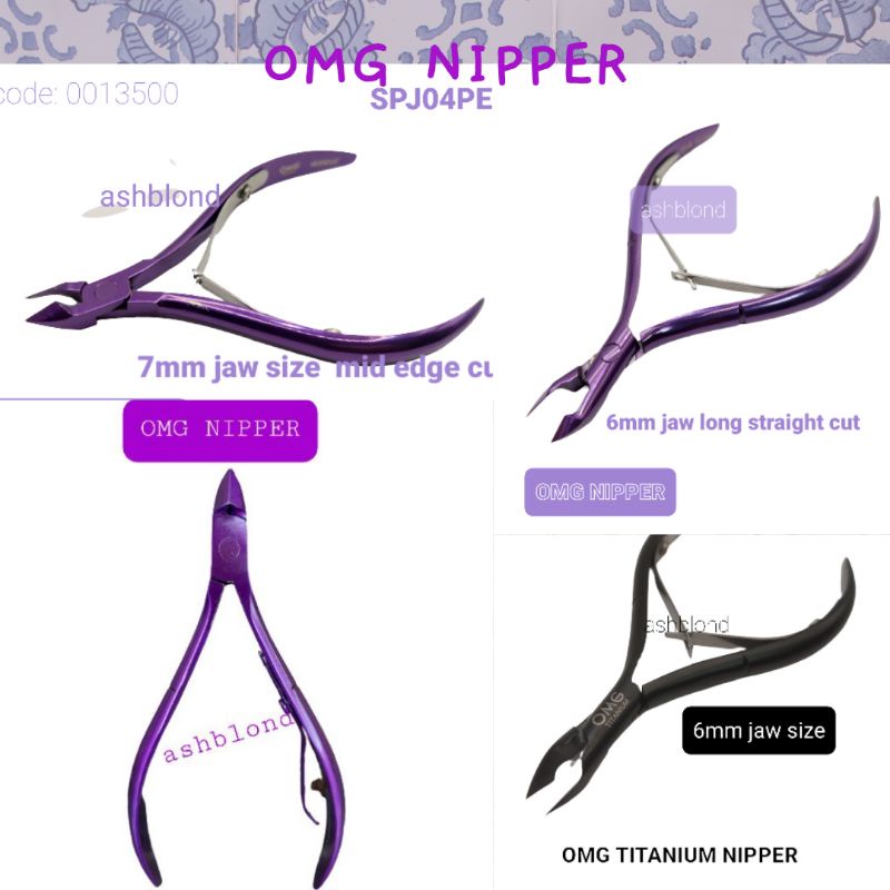 OMG 6mm 7mm 10mm Full jaw nipper Manicure pedicure ingrown, dry skin ...