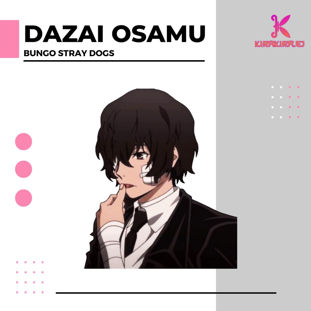 STICKER | Dazai Osamu Sticker | Bungou Stray Dogs | Vinyl Water Proof ...