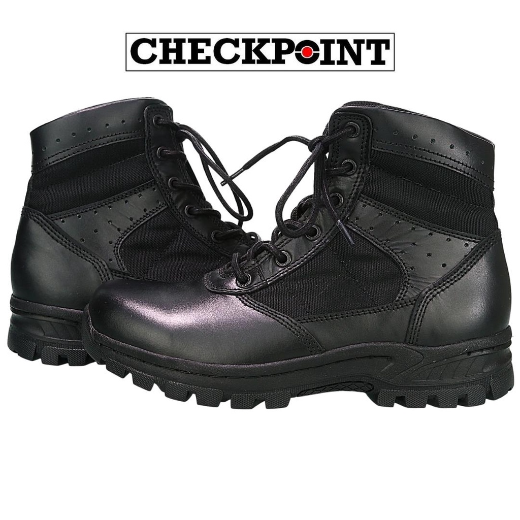 Checkpoint MARIKINA MADE Men's SERVICE SHOES MID CUT black | Enforcer ...