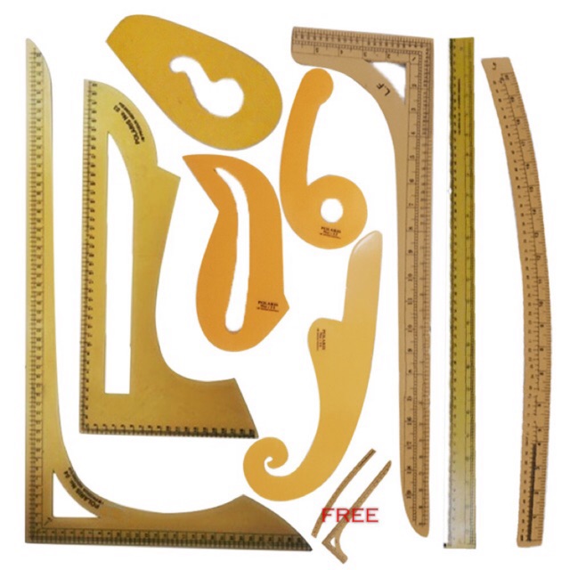 Curve Ruler Sewing Ruler Set For Making Clothes Patterns | Shopee ...