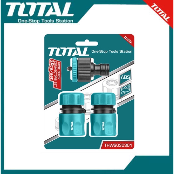 TOTAL TOOLS 3pcs Hose Quick Connectors Set | Shopee Philippines