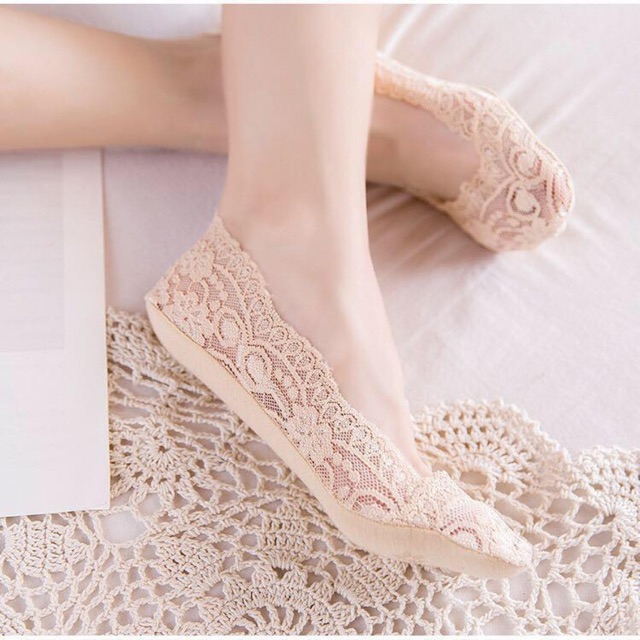 High-grade lace invisible socks | Shopee Philippines