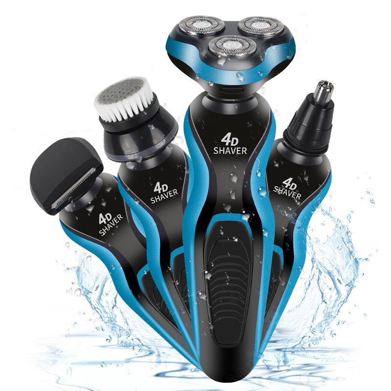4-In-1 Multi-Function Shaver 4D Electric Shave Men’s Rechargeable ...