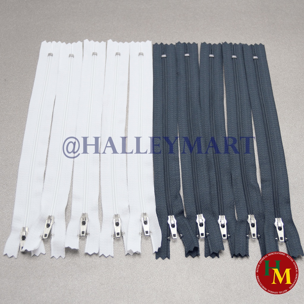 ALL COLORS YKK ZIPPER NYLON NICKEL SLIDER / SILVER SLIDER 8'' INCHES ...