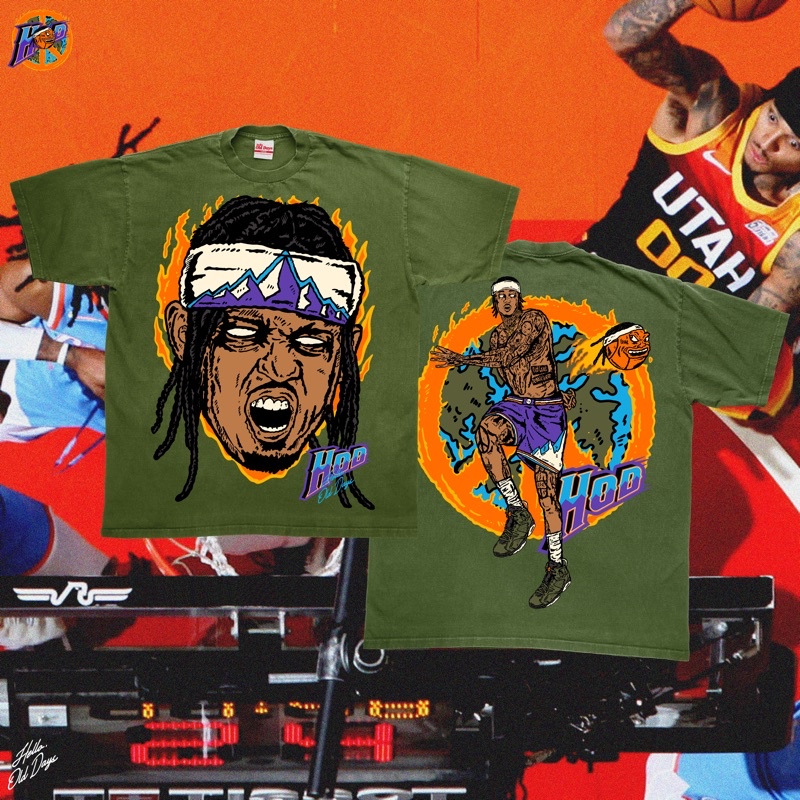 HELLO, OLD DAYS - AKA "FLAMETHROWER" - JORDAN CLARKSON SHIRT - HOD ...