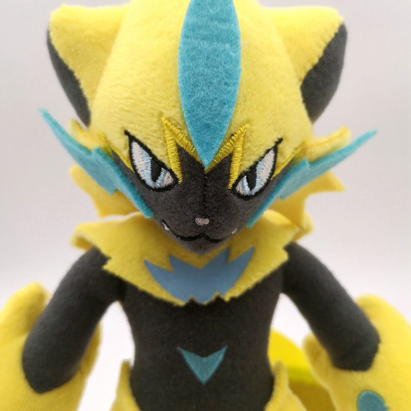 And Soft Fluffy 25cm Yellow Zeraora Electric Series Plush Doll Toy ...