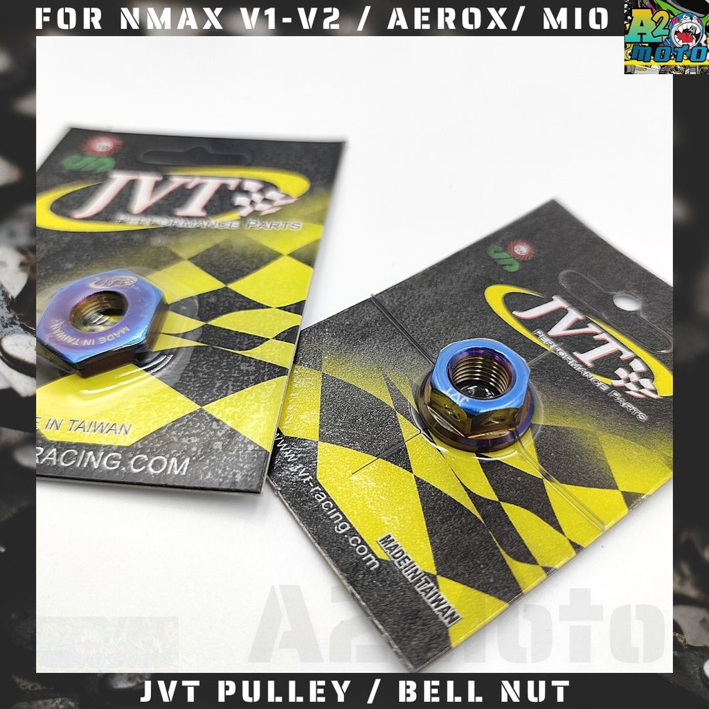 JVT Pulley - Bell Nut Titanium for NMAX V2 V1 / AEROX / MiO i125 / MSI ...