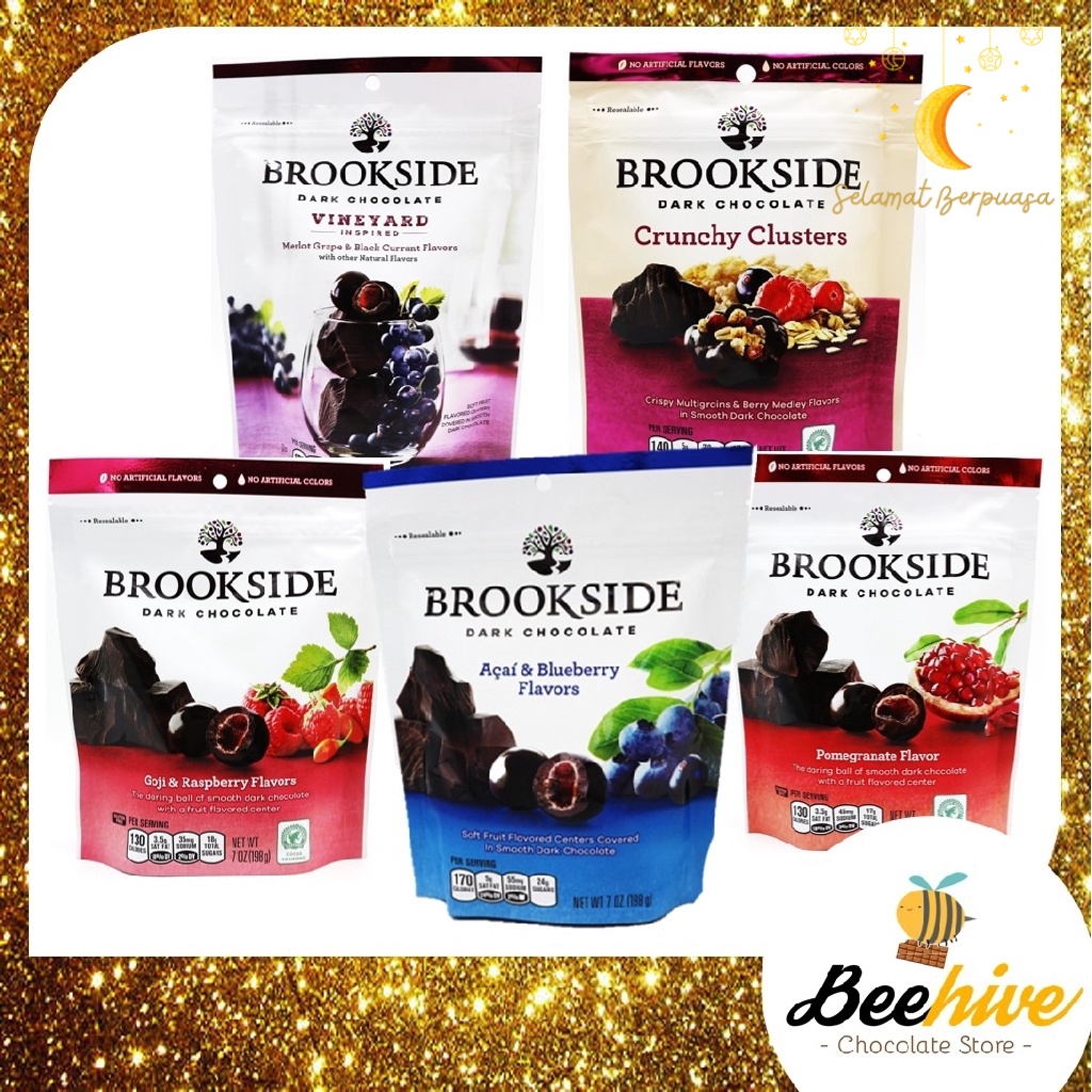 Brookside Dark Chocolate 141g - 198g | Shopee Philippines