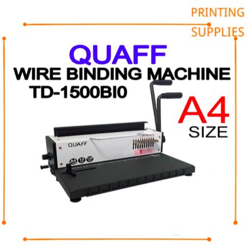 QUAFF Wire Binding Machine A4 Size | Shopee Philippines
