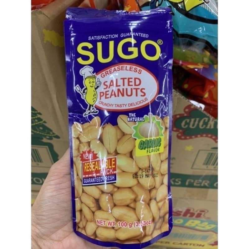 Sugo Greaseless Peanuts Hot &Spicy /Salted 100g | Shopee Philippines