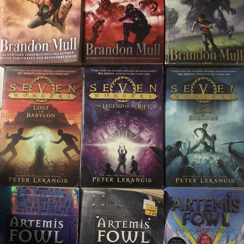 Brandon Mull | Artemis Fowl | Seven Wonders - Preloved secondhand books ...