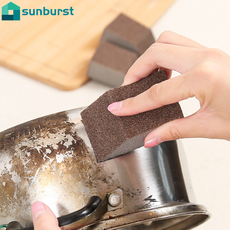 Trapezoid Carborundum Double Sided Cleaning Sponge / Household Tools ...