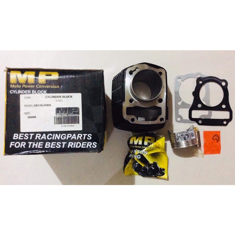 MOTOPOWER/MP CYLINDER BLOCK STEEL STANDARD FOR HONDA CB110 | Shopee Philippines