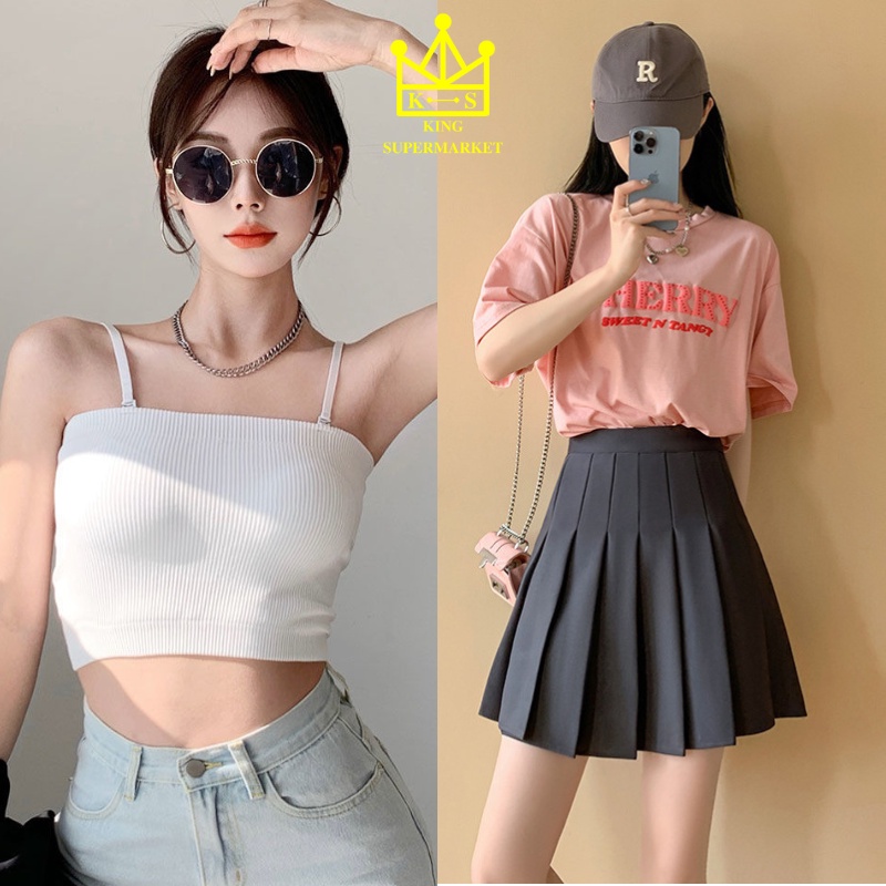 Tennis skirt and 2-strap bra Combo HD002 | Shopee Philippines