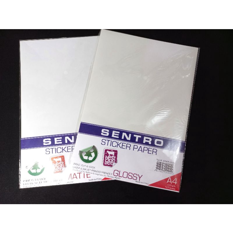 Sentro/ Excel Sticker Paper A4 10 Sheets | Shopee Philippines