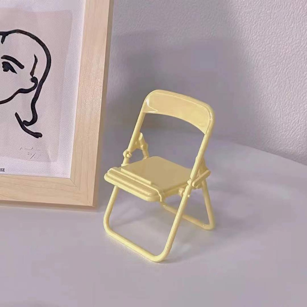 Macaron Chair Mobile phone stand folding desktop | Shopee Philippines