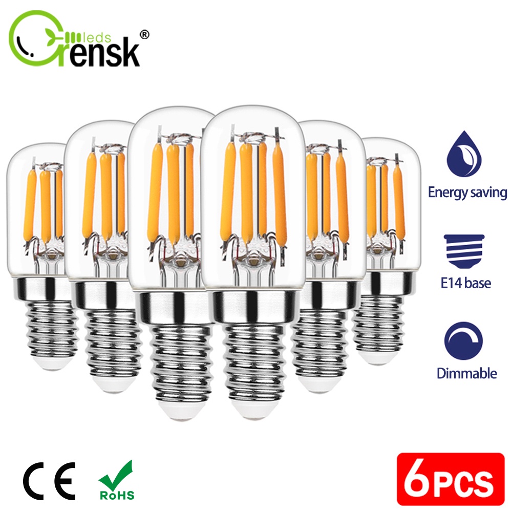 LED Edison Bulb E14 T20 LED Filament Bulb 220V Dimmable Vintage Night ...