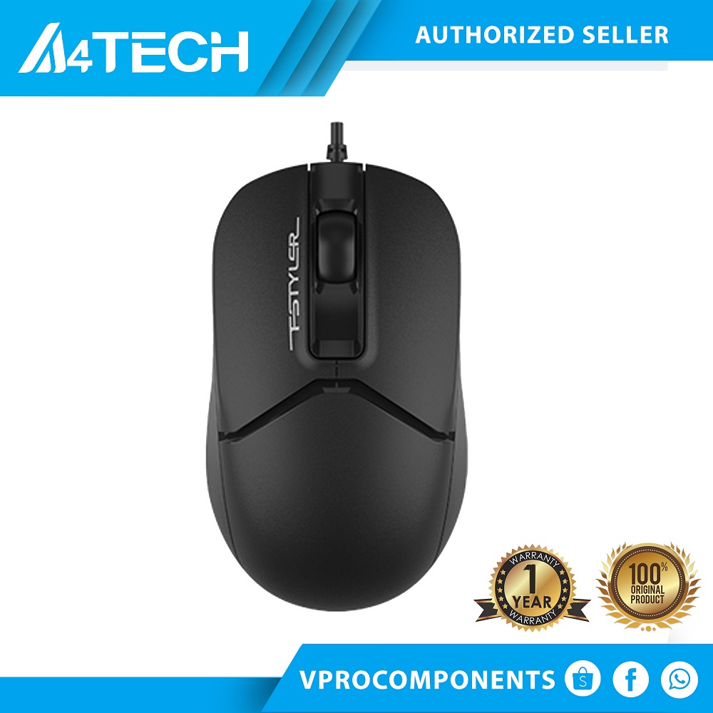 A4Tech Fstyler FM12, 1200 DPI, 5M Clicks Lifecycle, 4-Way Wheel, 3 ...
