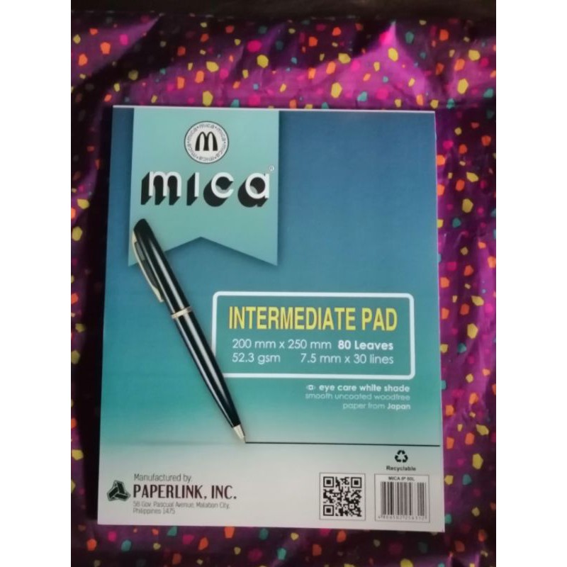 Mica Intermediate Pad | Shopee Philippines