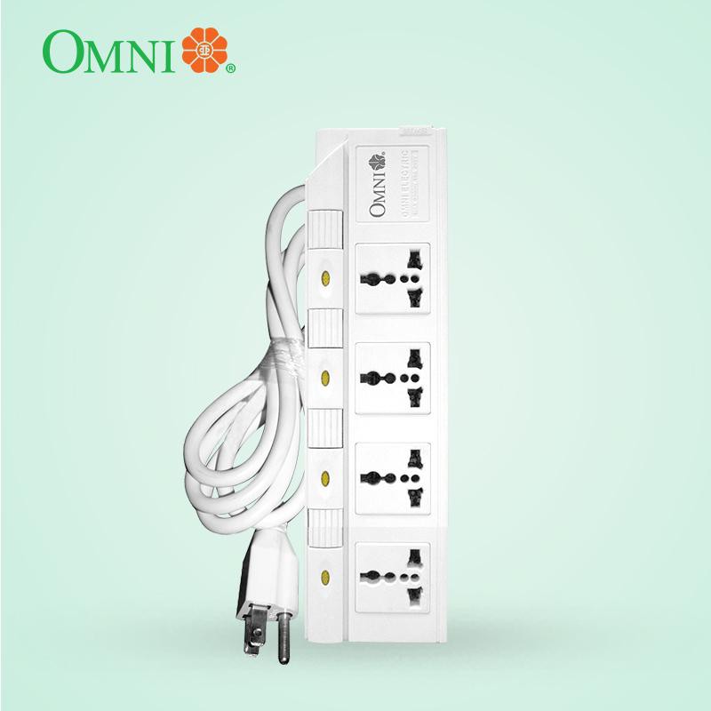 OMNI Extension Cord Set with Switches - 1.83m, 2500W 10A 250V | Shopee ...