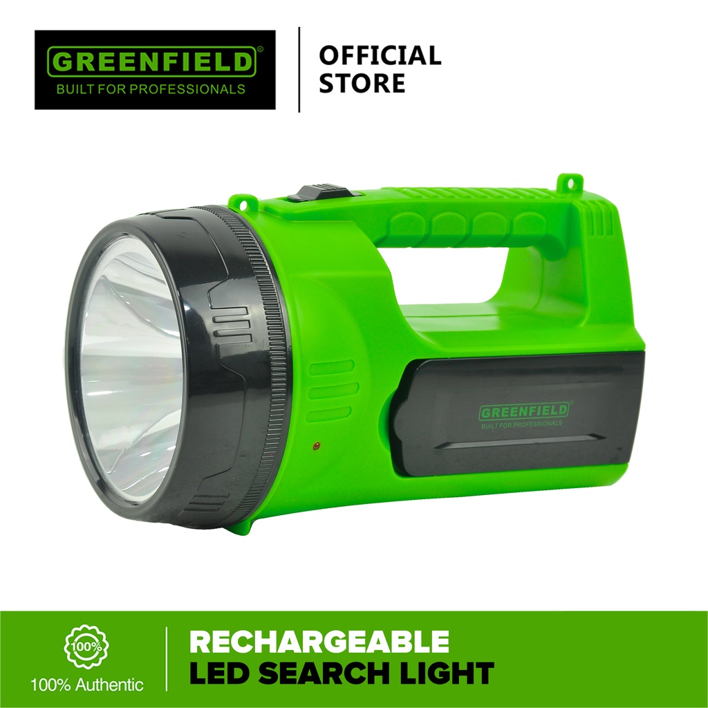 Greenfield Rechargeable LED Search Light | Shopee Philippines